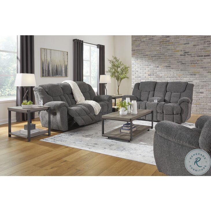 Foreside Charcoal Rocker Recliner From Ashley Furniture | Coleman Furniture