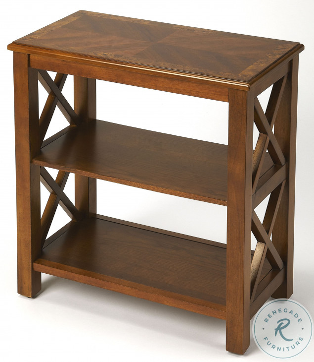 Masterpiece Olive Ash Burl Bookcase from Butler (4105101) | Coleman ...