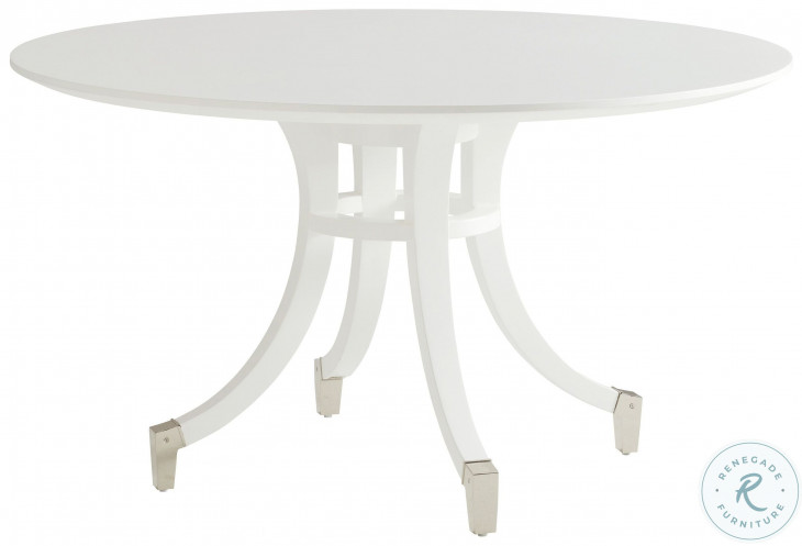 Avondale White Lombard Round Dining Table from Lexington | Coleman ...
