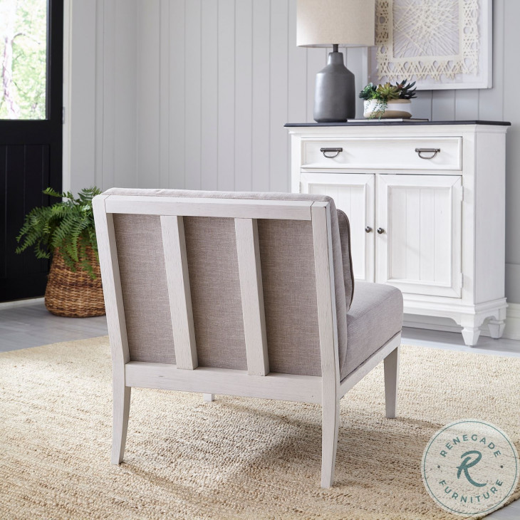 Allyson Park Wire Brushed White and Charcoal 42" Accent Hall Console ...