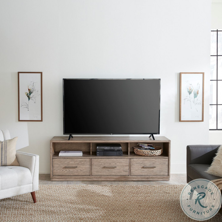 Cityscape Burnished Beige Entertainment TV Stand From Liberty Furniture ...