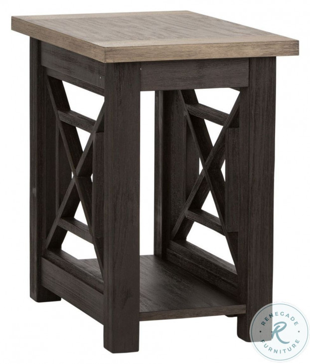 Heatherbrook Charcoal Chair Side Table from Liberty (422-OT1021 ...