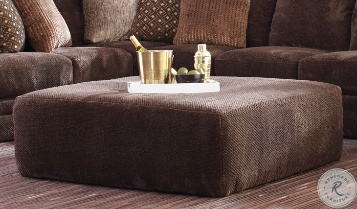 Mammoth Chocolate Cocktail Ottoman from Jackson | Coleman Furniture