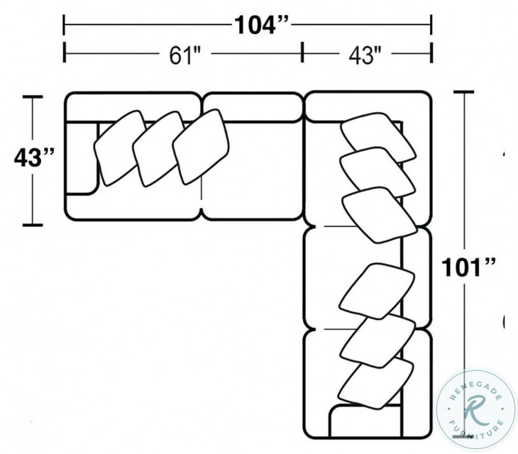 Mammoth Chocolate Sectional From Jackson | Coleman Furniture