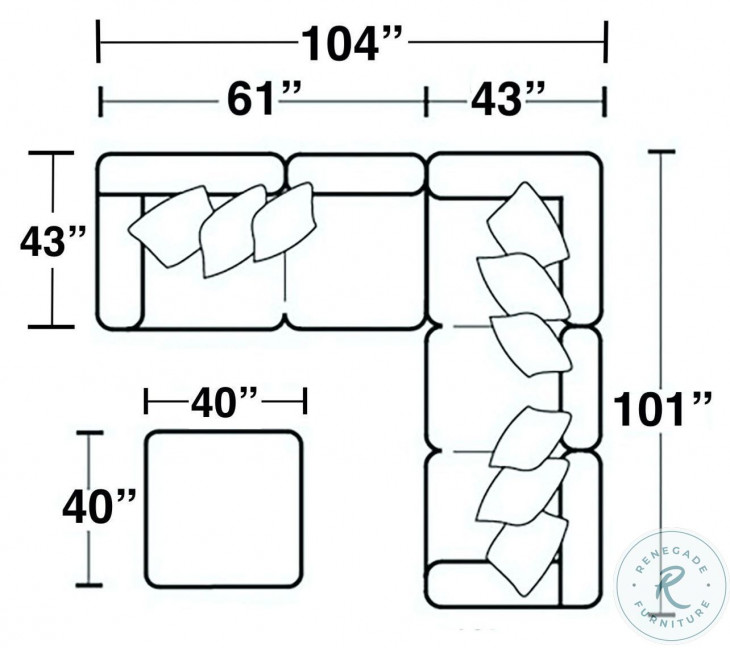 Mammoth Smoke Sectional From Jackson | Coleman Furniture