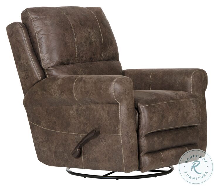 Maddie Tanner Swivel Glider Recliner From Catnapper | Coleman Furniture
