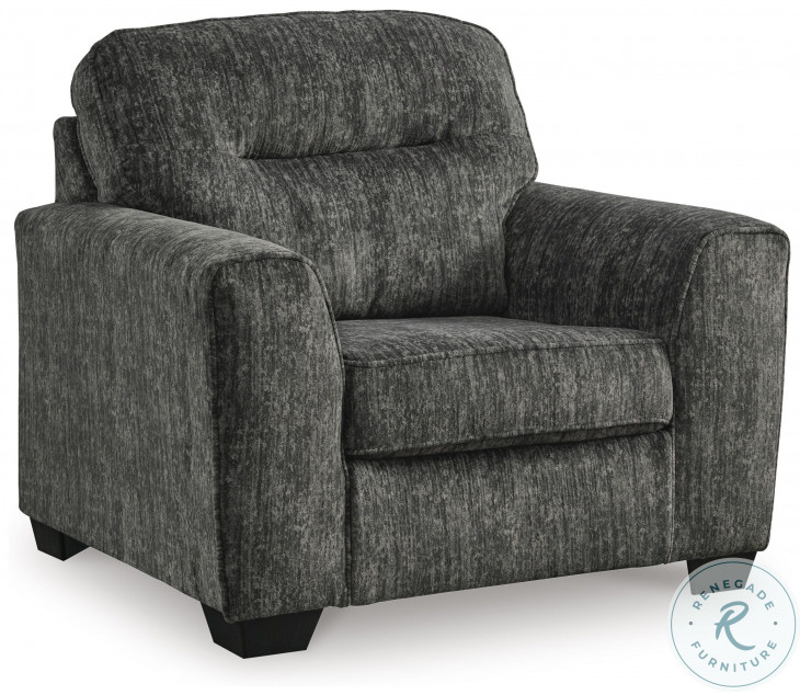 Lonoke Gunmetal Chair And A Half From Ashley Furniture | Coleman Furniture