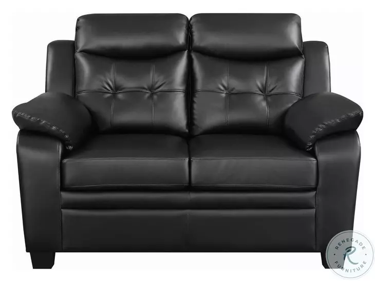 Coaster finley black sofa store