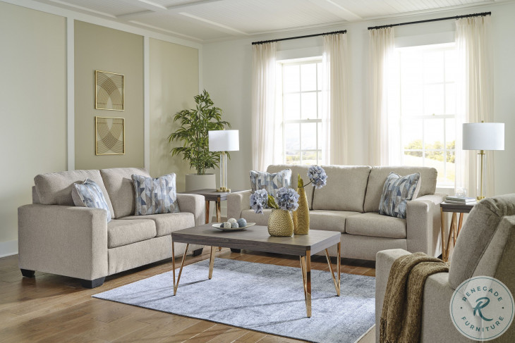 Deltona Parchment Queen Sofa Sleeper From Ashley Furniture | Coleman ...