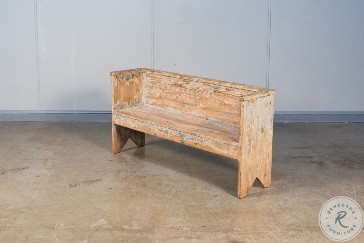 Beach House Gray Bench from Sarreid | Coleman Furniture