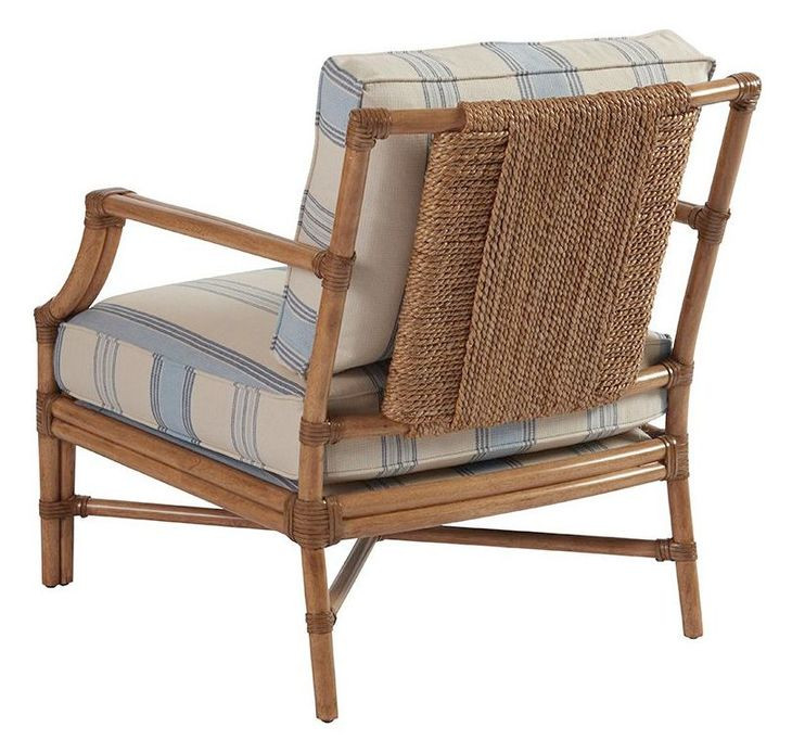 Redondo Blue and Gray Upholstered Chair from Barclay Butera | Coleman ...
