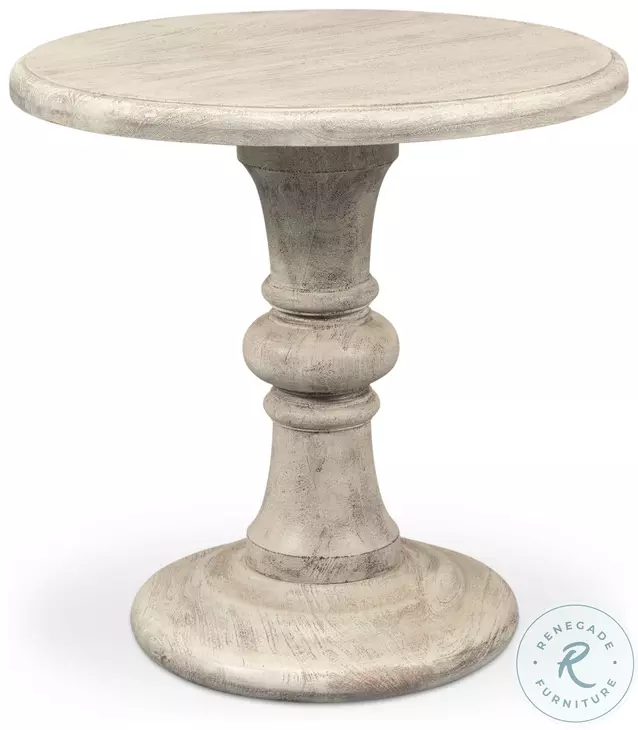 Cecelia Natural Round Pedestal Dining Table From Sarreid | Coleman ...