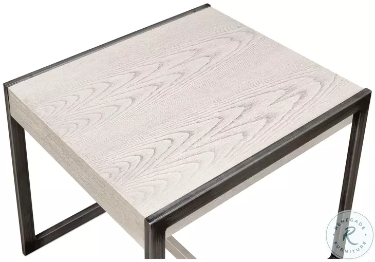 Covet Ivory Bianca Side Table From Sarreid | Coleman Furniture