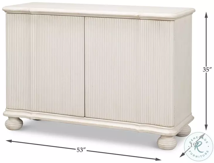 Astrid Antique White Commode From Sarreid | Coleman Furniture