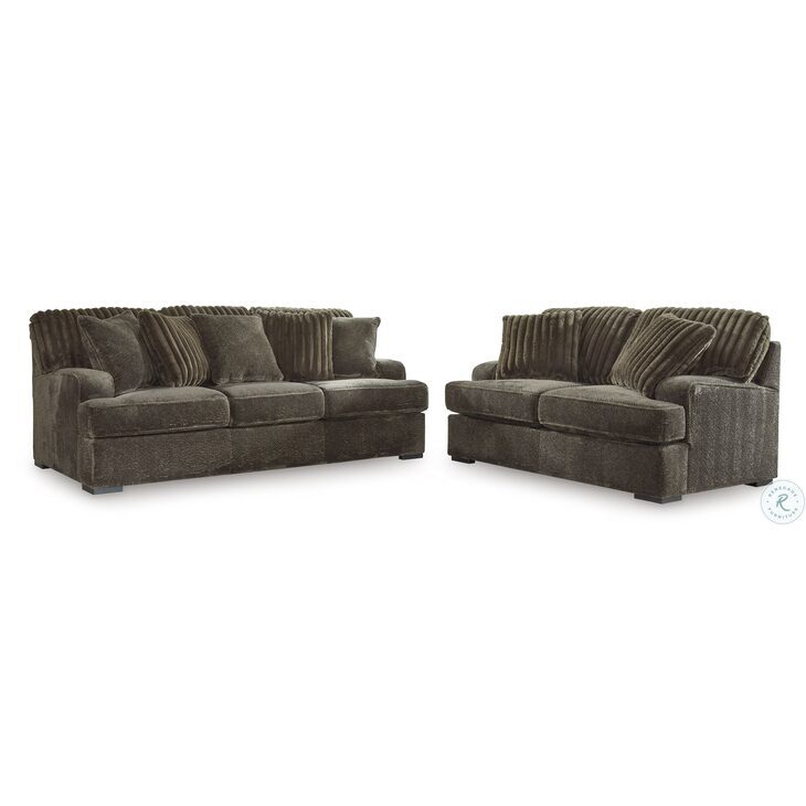 Aylesworth Chocolate Sofa From Ashley Furniture | Coleman Furniture