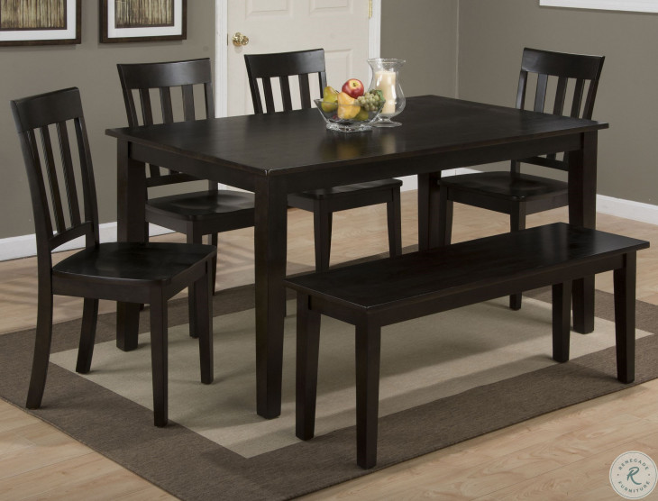 Simplicity Espresso Rectangular Dining Room Set from Jofran | Coleman ...