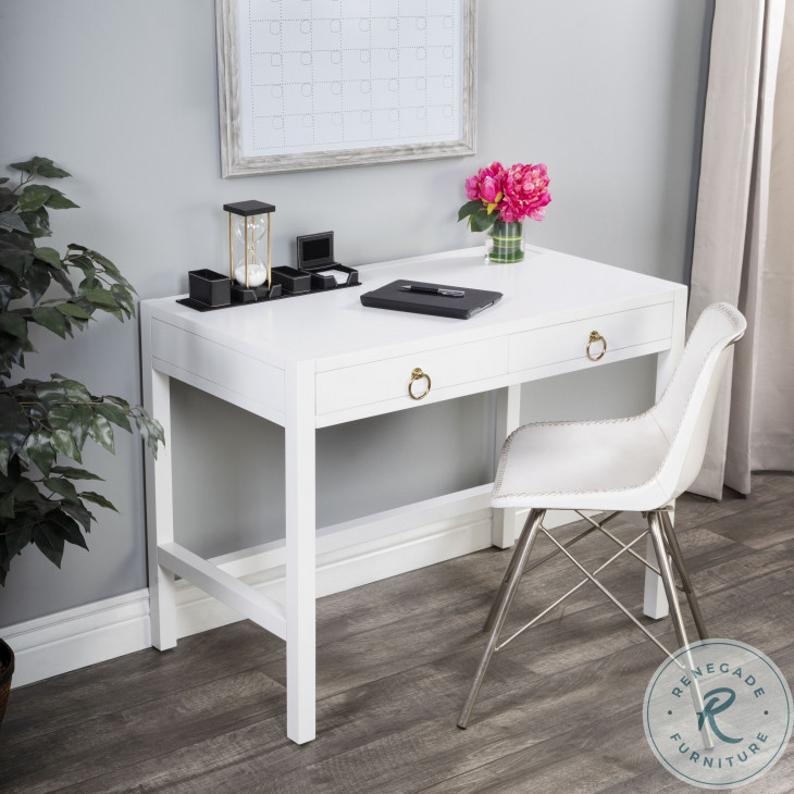Lark White Desk From Butler | Coleman Furniture