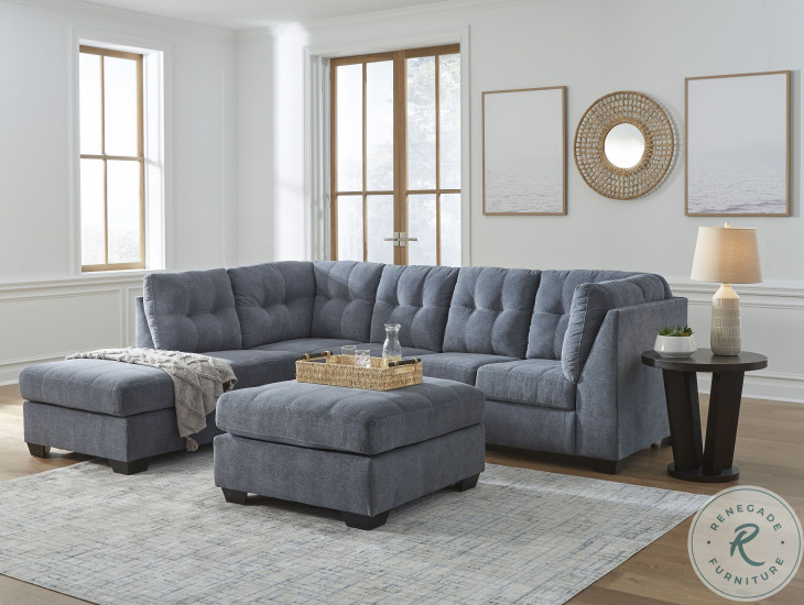 Marleton Denim Sectional From Ashley Furniture | Coleman Furniture