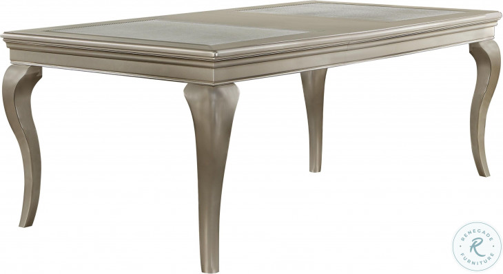 Crawford Silver Extendable Dining Table from Homelegance | Coleman Furniture