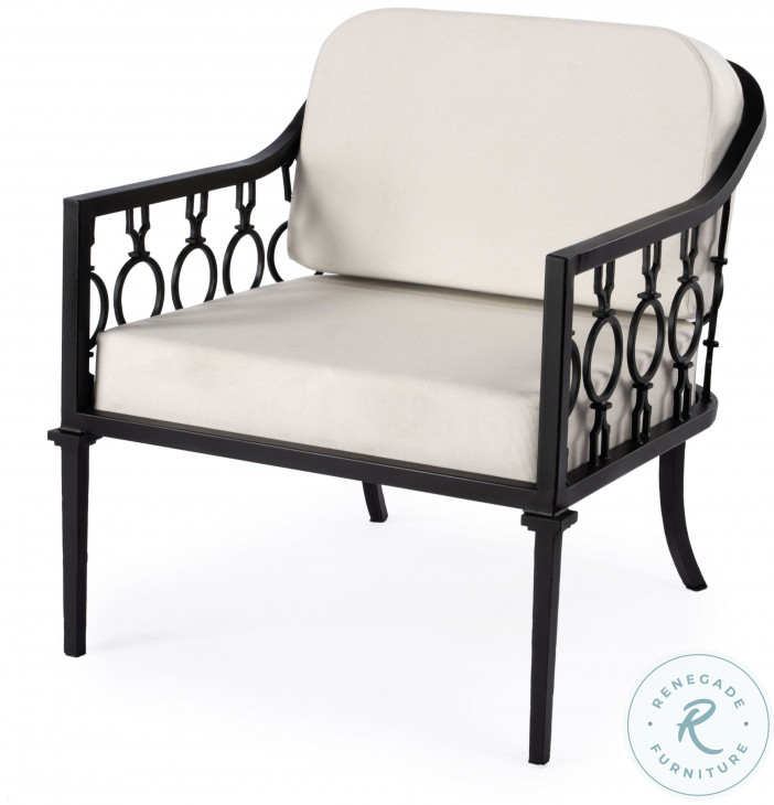 Southport Black And White Outdoor Lounge Chair From Butler | Coleman ...