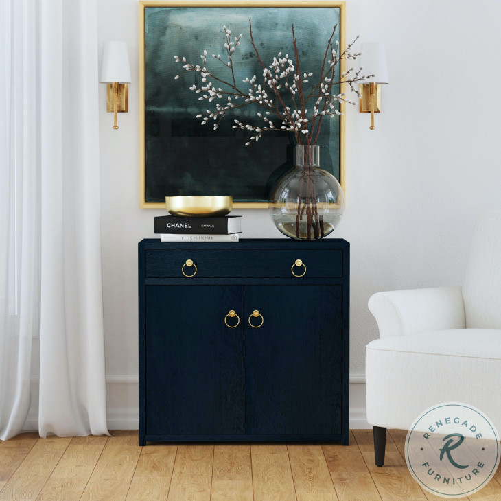 Lark Navy Blue Accent Cabinet From Butler | Coleman Furniture