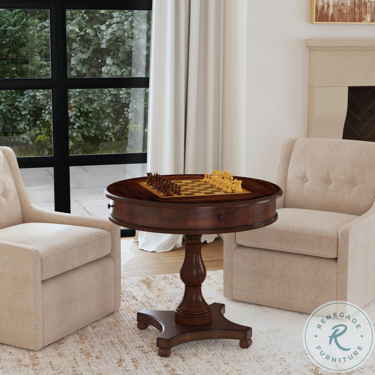 Fredrik Antique Cherry Game Table From Butler | Coleman Furniture