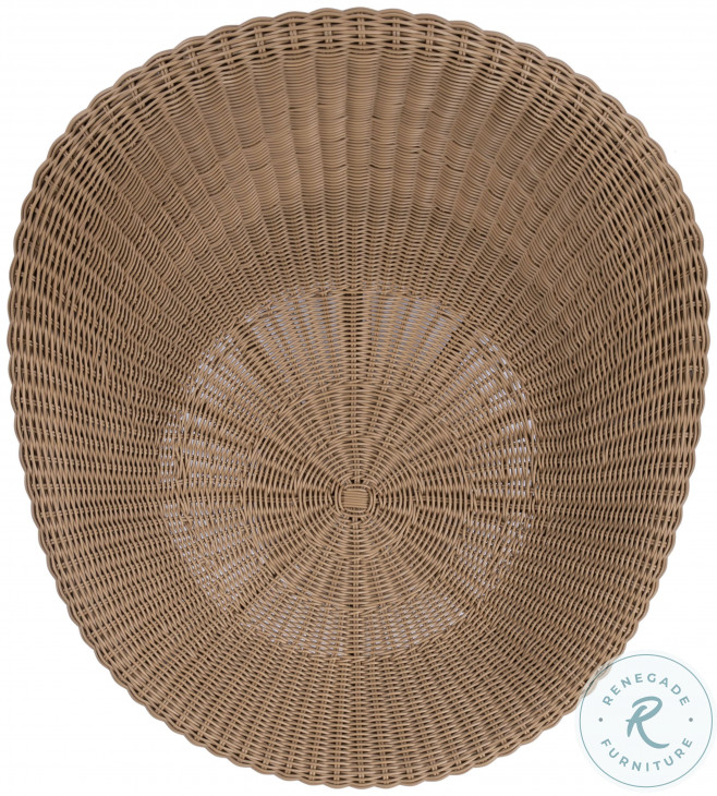 Delmar neutral Rattan Outdoor Accent Chair From Butler | Coleman Furniture