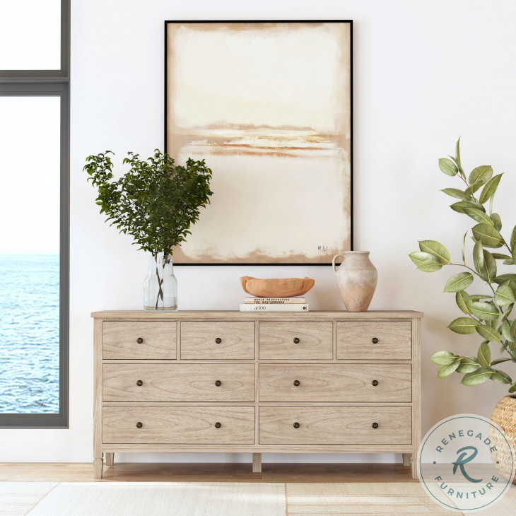 Flagstaff Desert Sand 8 Drawer Dresser From Butler | Coleman Furniture