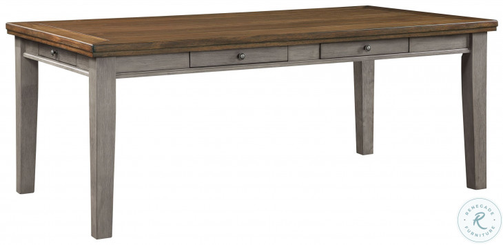 Tigard Cherry And Gray Dining Room Set from Homelegance | Coleman Furniture