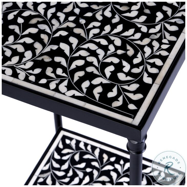 Lana Black And White Side Table From Butler | Coleman Furniture
