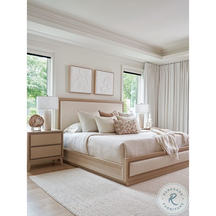 Grayson Sand Drift Queen Upholstered Low Profile Bed From Tommy Bahama ...