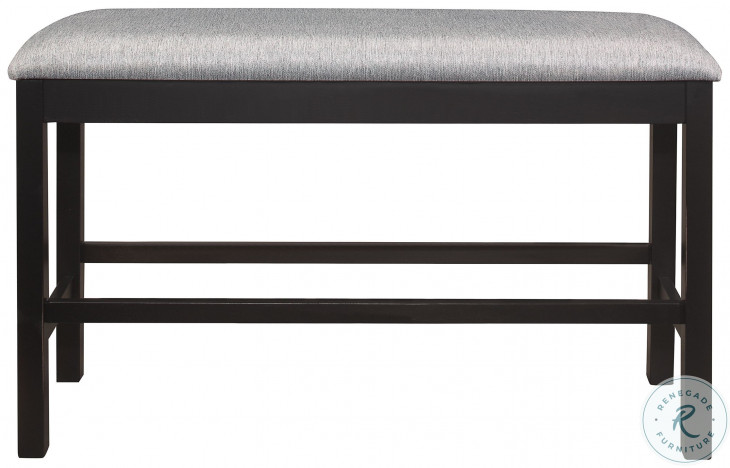 Stratus Gray And Black Counter Height Dining Room Set from Homelegance ...