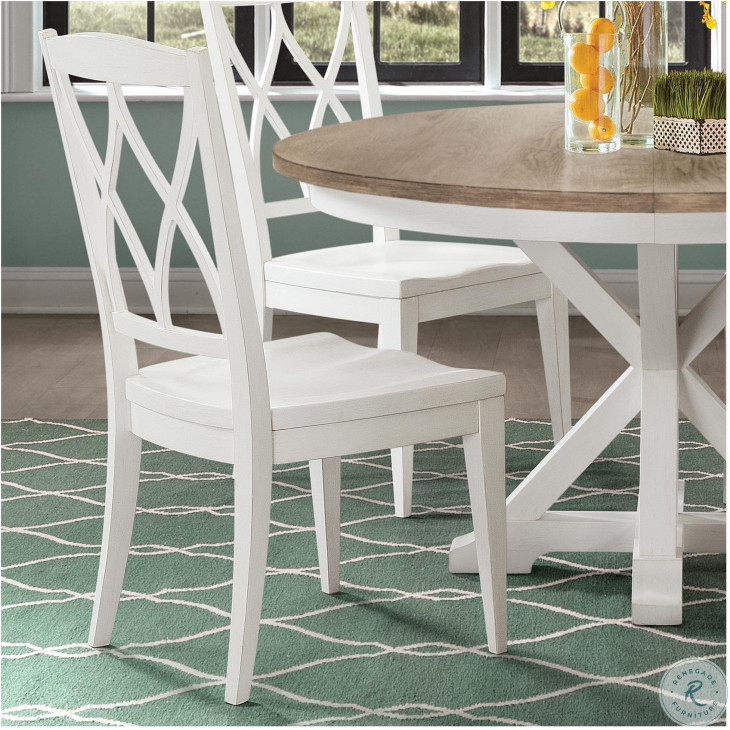 Myra Paperwhite X Back Side Chair Set of 2 from Riverside Furniture ...