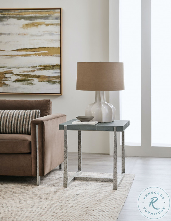 Chapman Gray End Table From Hooker | Coleman Furniture