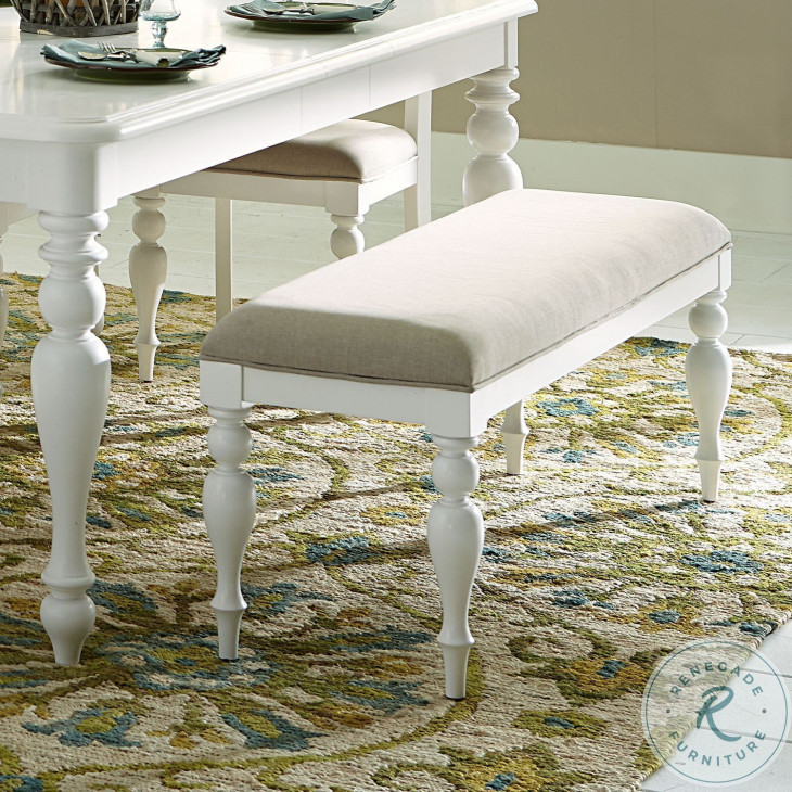 Summer House Oyster White Oyster White Bench from Liberty (607-C9001B ...