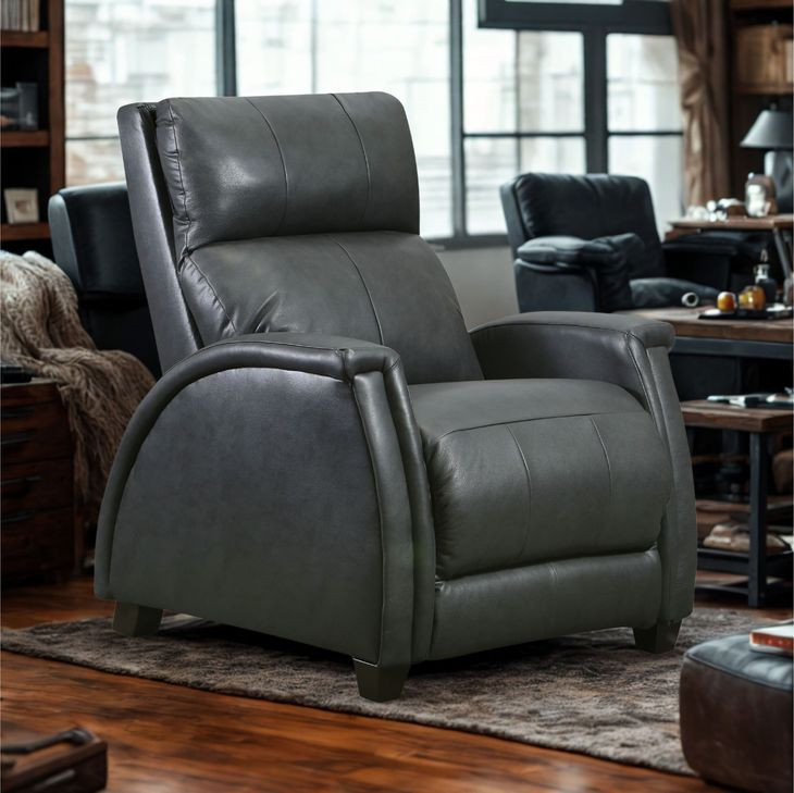 Venus Gray Leather Zero Gravity Power Recliner From Southern Home ...
