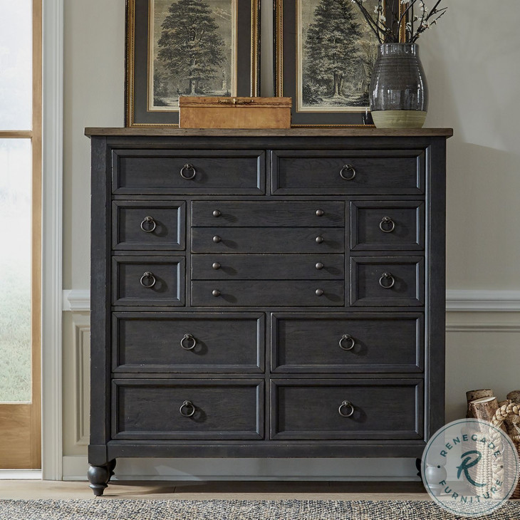 Americana Farmhouse Black 12 Drawer Chesser From Liberty | Coleman ...