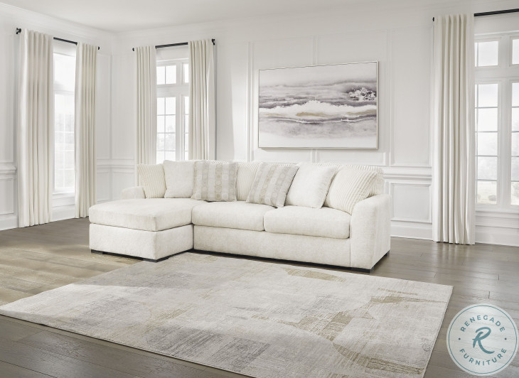 Chessington Ivory Sectional from Ashley Furniture | Coleman Furniture