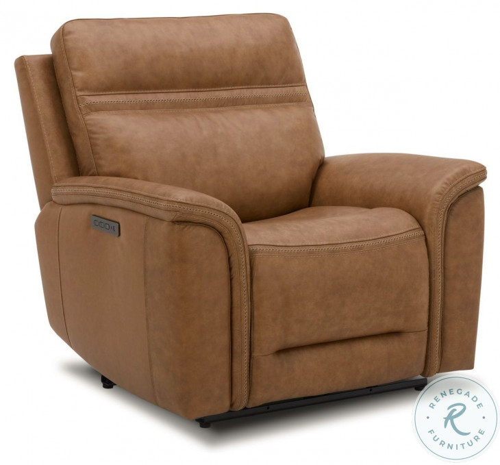 Cooper Camel Leather Swivel Glider Recliner From Liberty Furniture ...