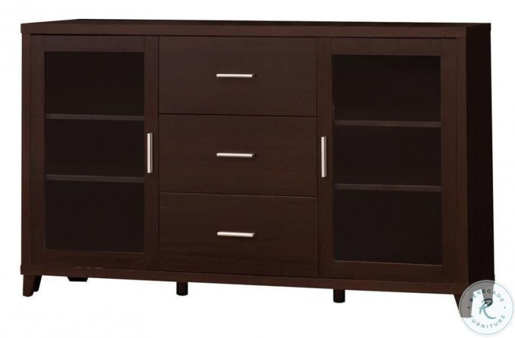 700881 Cappuccino TV Console from Coaster (700881) | Coleman Furniture