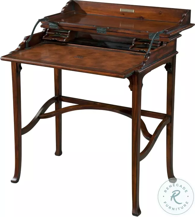 The Kaye Brown 29" Campaign Desk From Theodore Alexander | Home Gallery ...