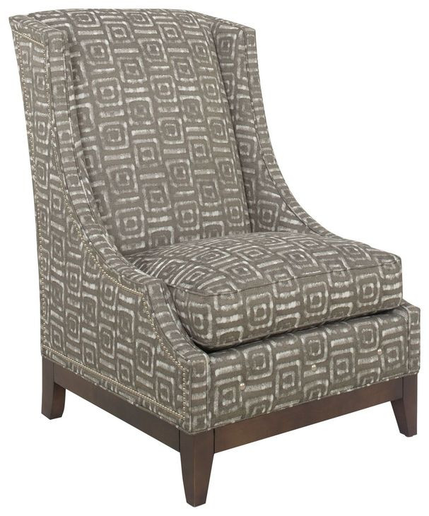 Ava Ariana Beige Upholstered Wing Lounge Chair from Lexington | Coleman ...