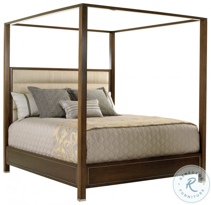 MacArthur Park Terranea Brown Cal. King Canopy Bed from Lexington Coleman Furniture