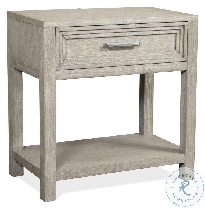 Cascade Dovetail 1 Drawer Nightstand From Riverside Furniture | Coleman ...