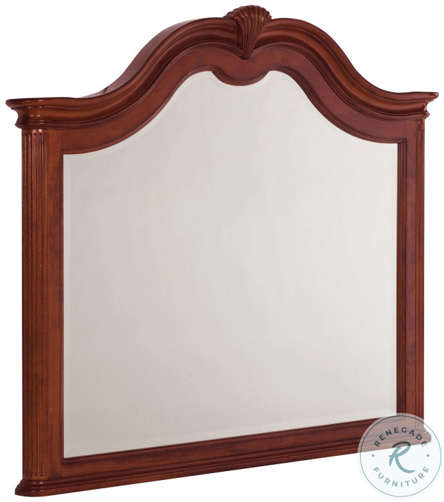 Cherry Grove Medium Stain Landscape Mirror From American Drew | Coleman ...
