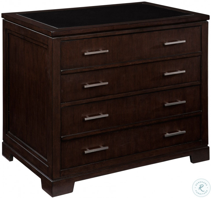 Mocha Junior Executive Desk Home Office Set from Hekman Furniture ...