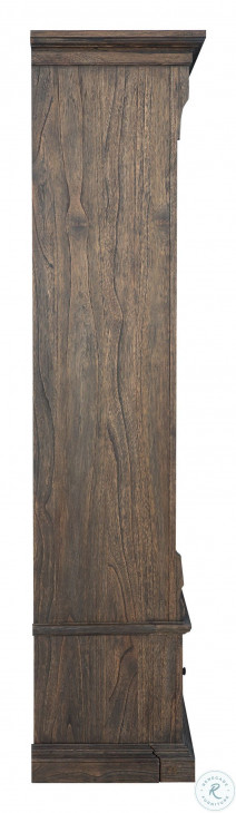 Wellington Java Executive Bookcase Center From Hekman Furniture ...