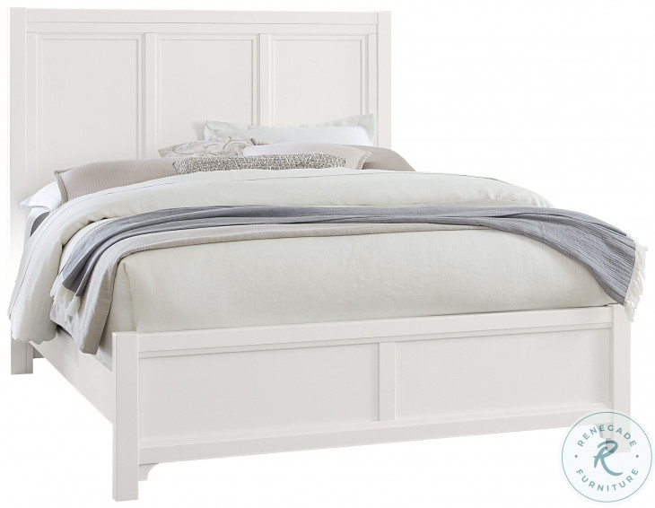 Cool Farmhouse Soft White Panel Bedroom Set from Vaughan Bassett | Coleman Furniture