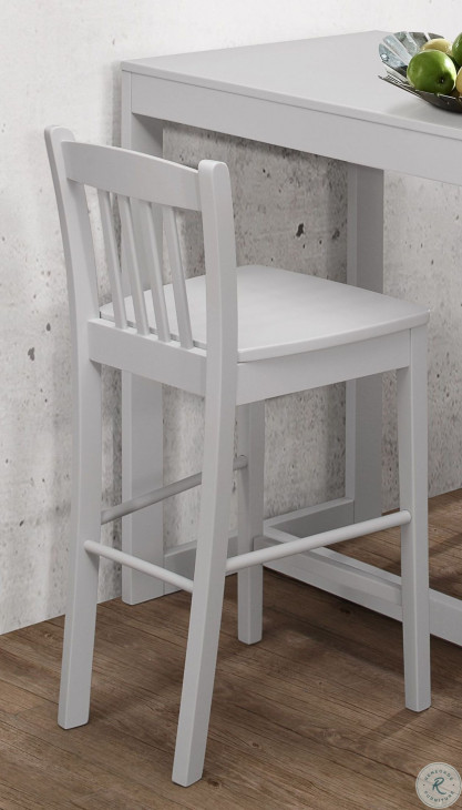 Tribeca Ash Grey Counter Height Stool Set of 2 from Jofran | Coleman ...