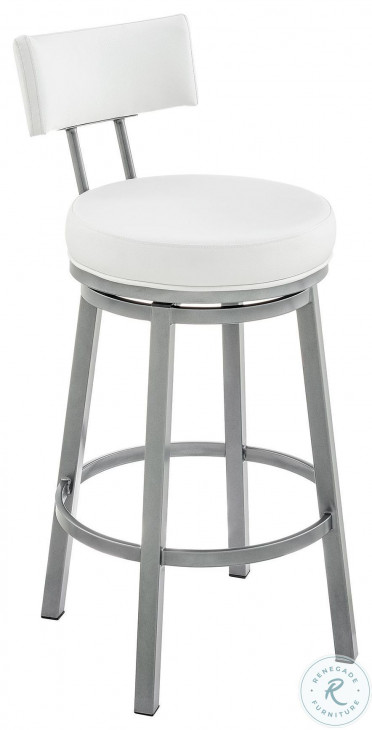 Dalza Cloud Swivel Counter Height Stool From Armen Living | Coleman Furniture